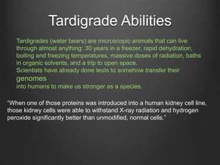 Tardigrade research | PPTX