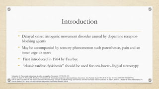 Tardive Dyskinesia | PPTX