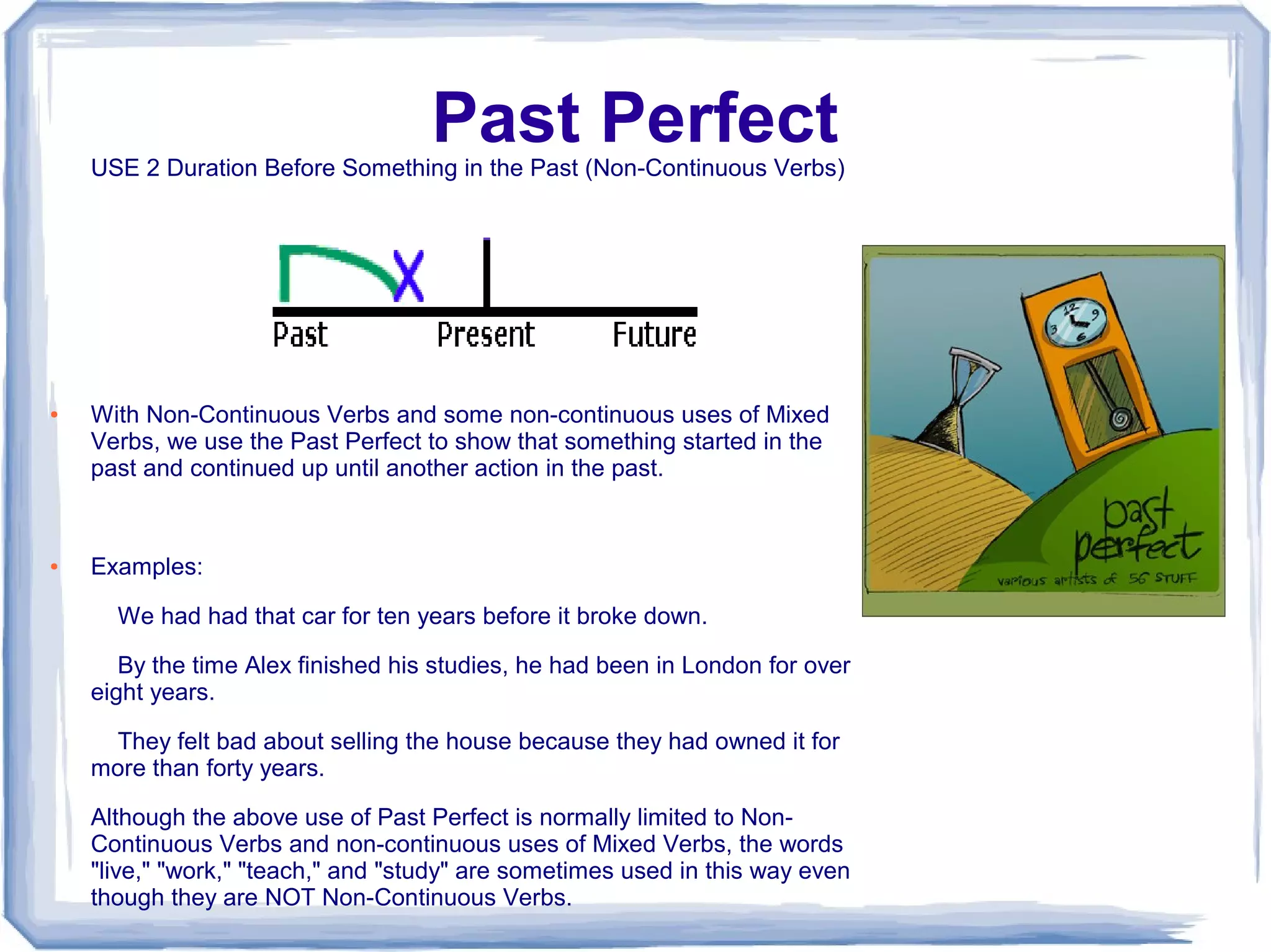 Present & Past Perfect | ODP