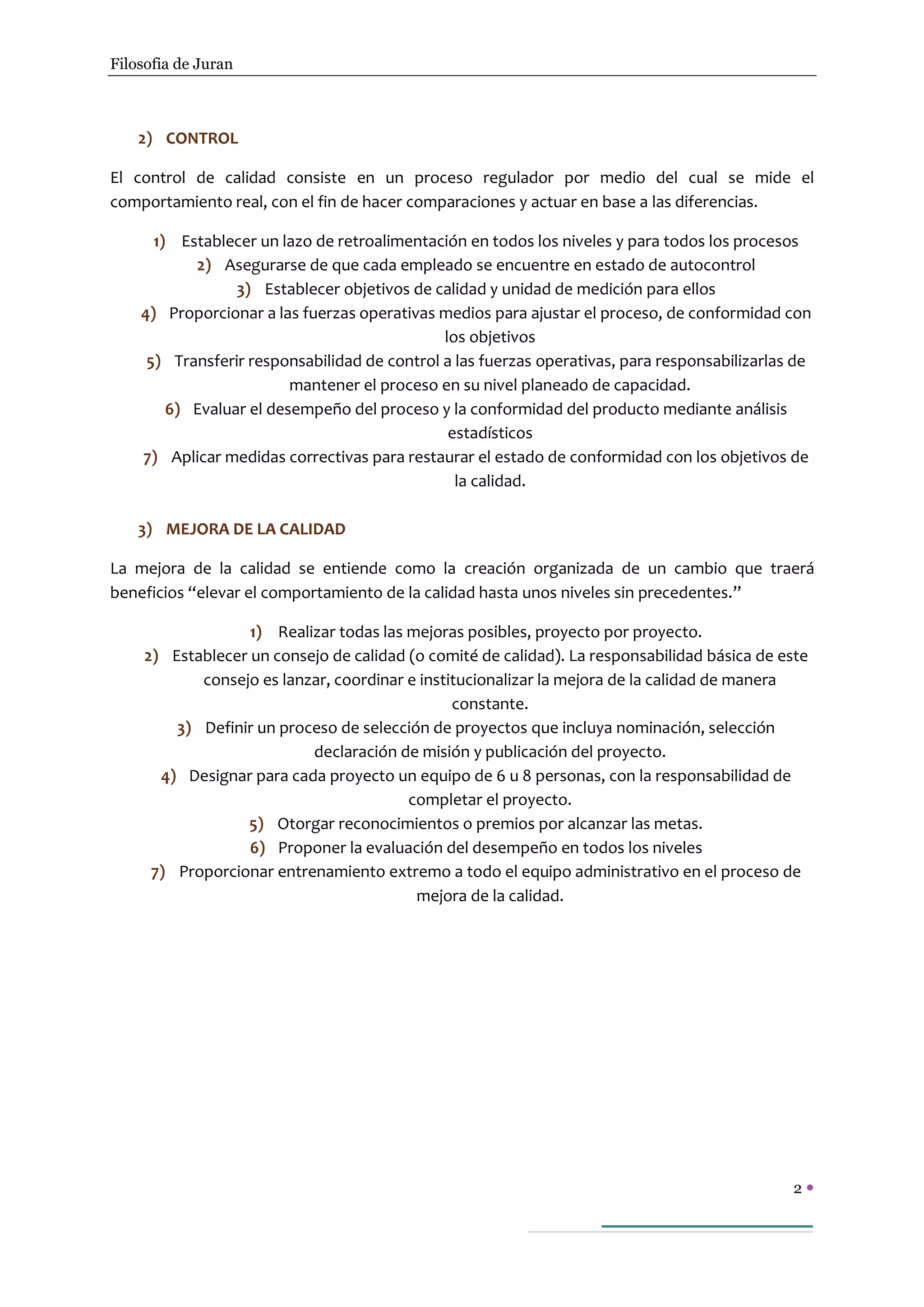 Filosofia de Juran | PDF