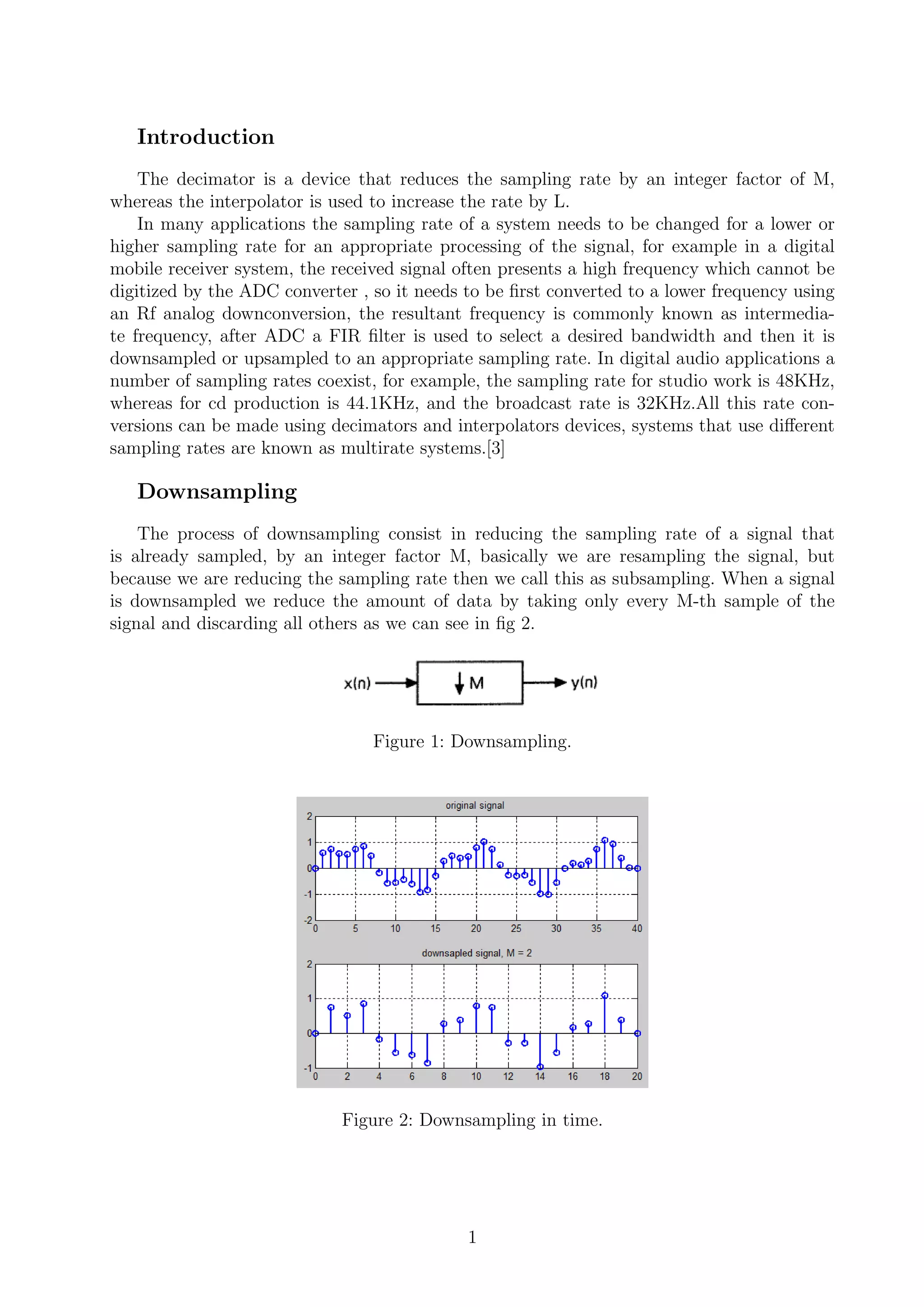 Decimation and Interpolation | PDF Decimation and Interpolation | PDF