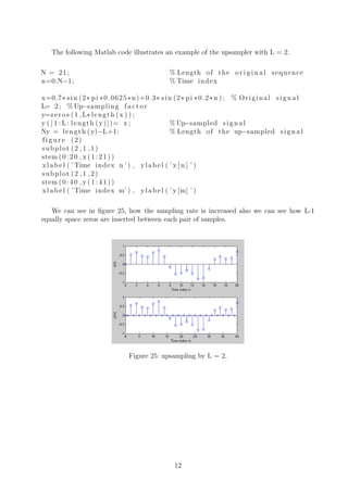 Decimation and Interpolation | PDF