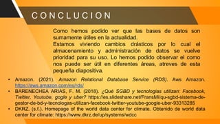 10 BASES DE DATOS MÁS GRANDES DEL MUNDO | PDF