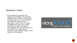 Repositorio de audio | PPTX