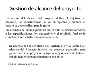 Ejemplo De Propuesta De Alcance De Trabajo Ejemplo De Alcance Y