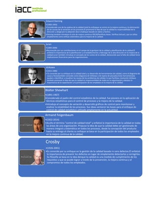 Introducción a la calidad y el medio ambiente ejercicios obligatorios ...