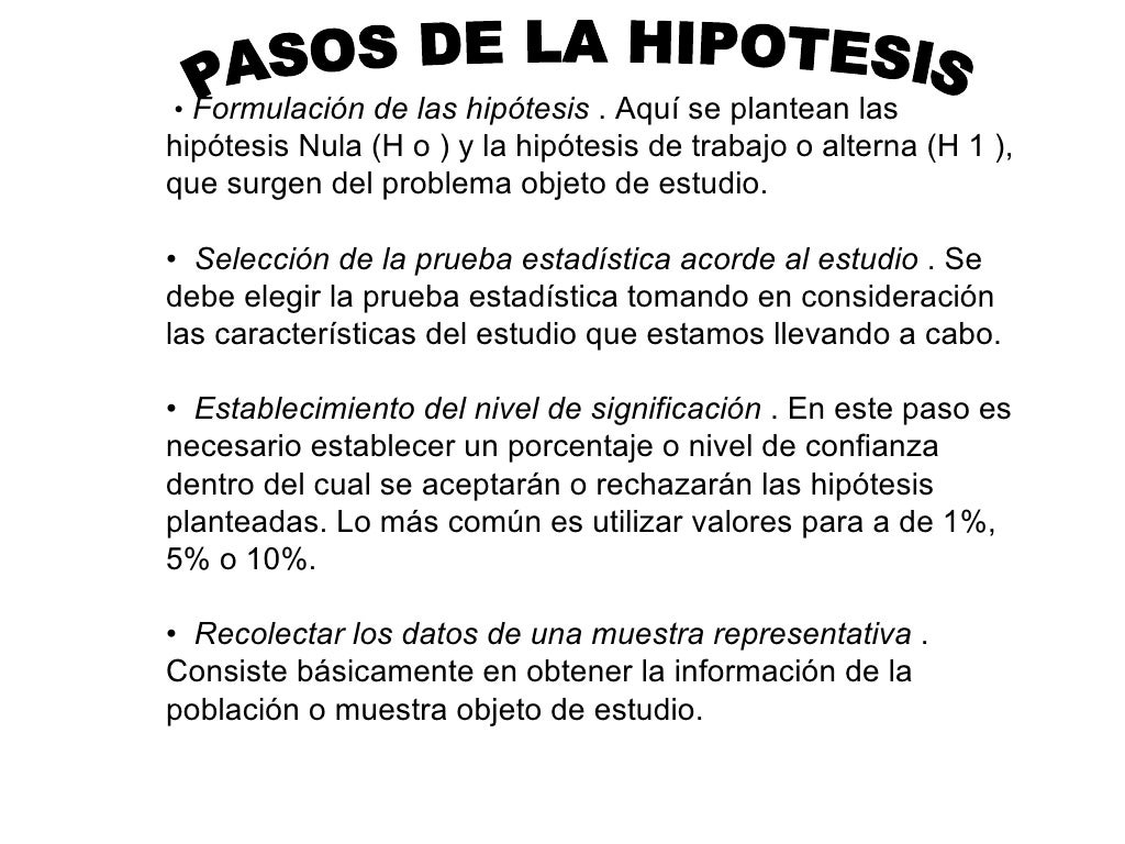 Verificacion De Hipotesis