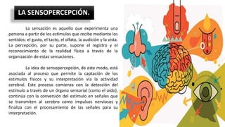 senso-percepcion | PPTX