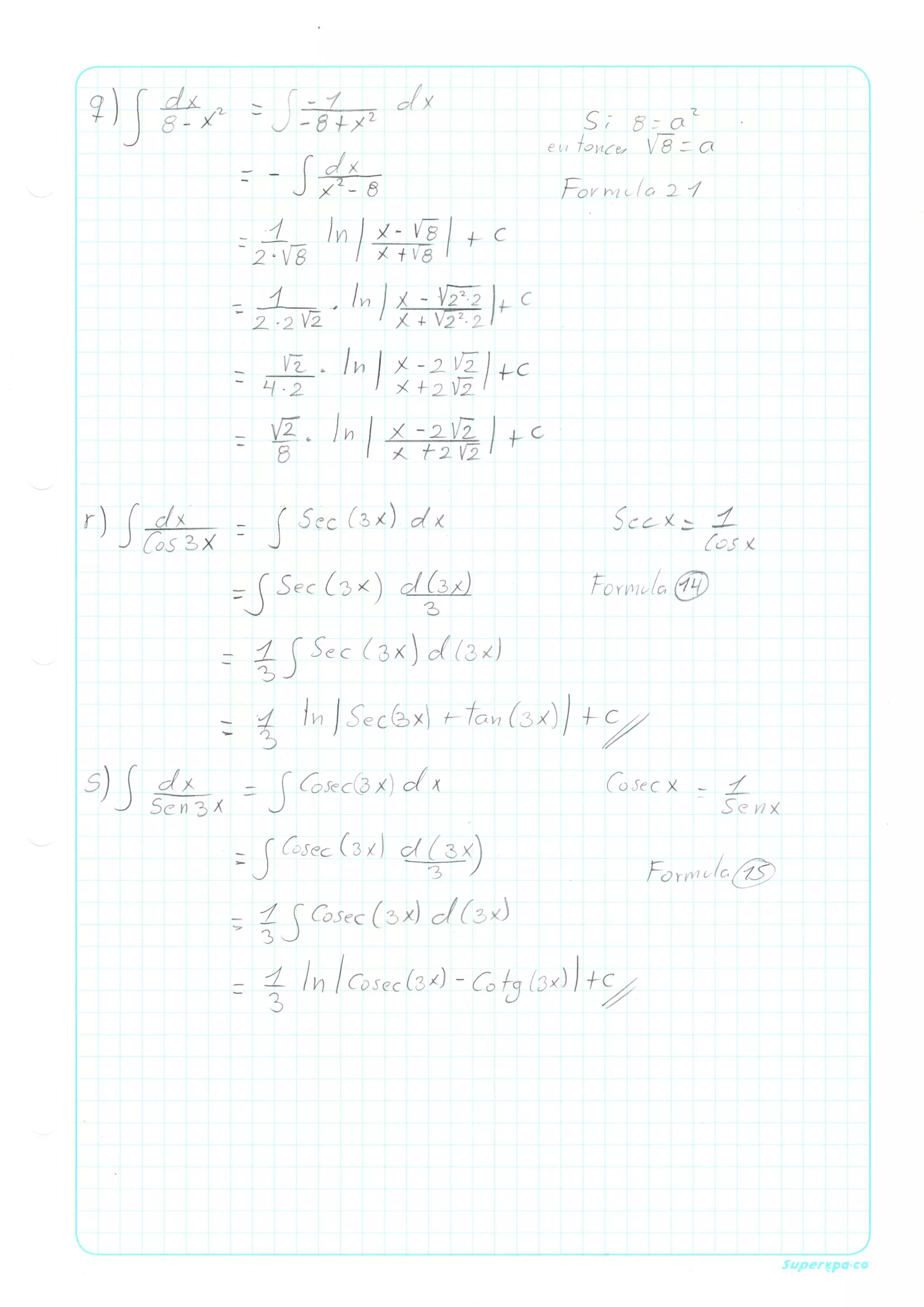 Tarea 2 calculo integral | PDF