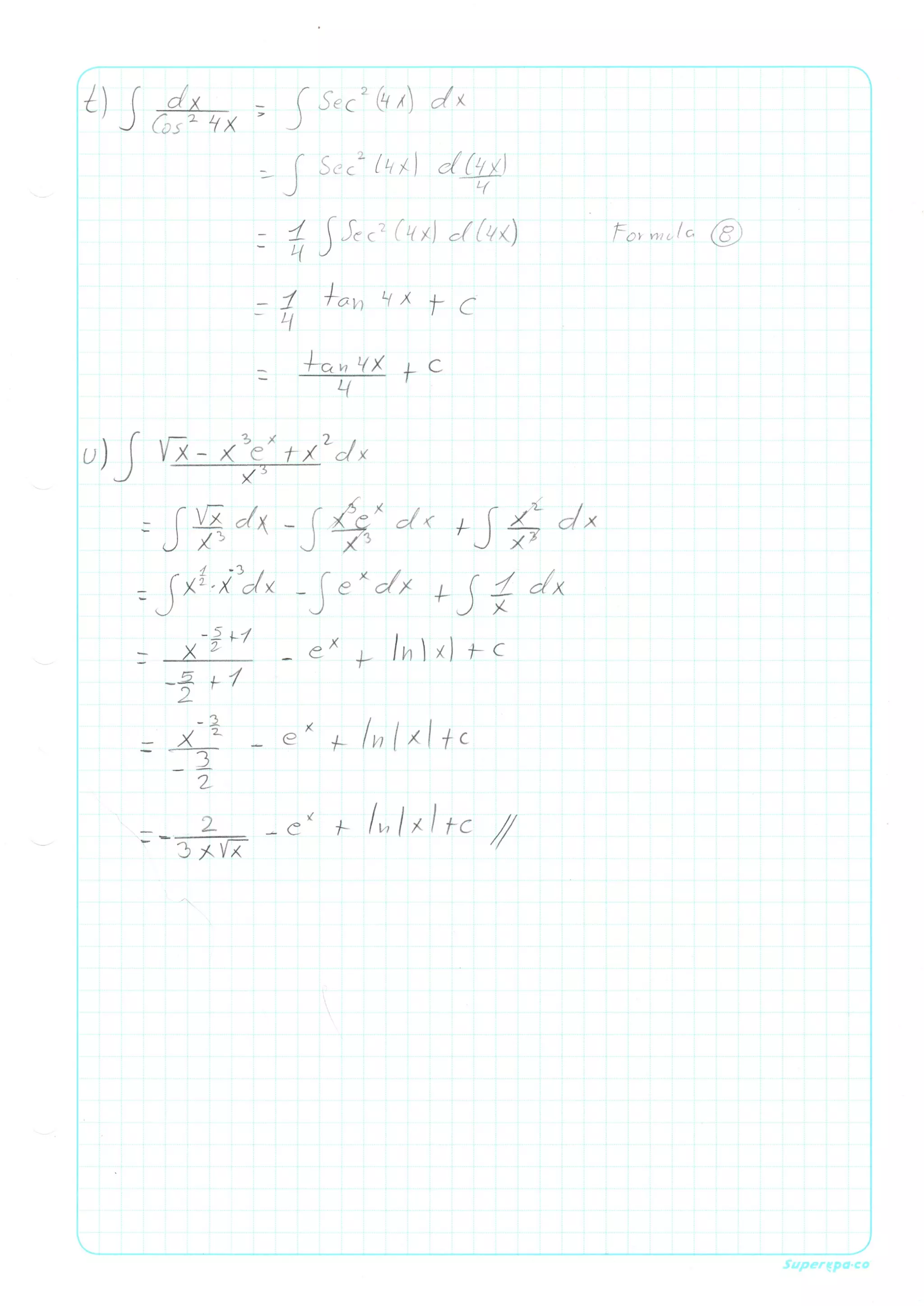 Tarea 2 calculo integral | PDF