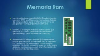 Componentes Fisicos y logicos de una Computadora | PPTX