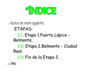 Tarea 3. LA RUTA DE DON QUIJOTE | PPT