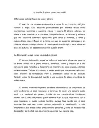 IDENTIDAD DEL GENERO | DOCX