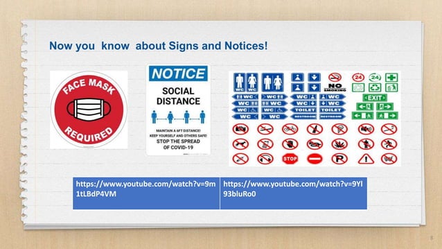 Signs and Notices | PPTX
