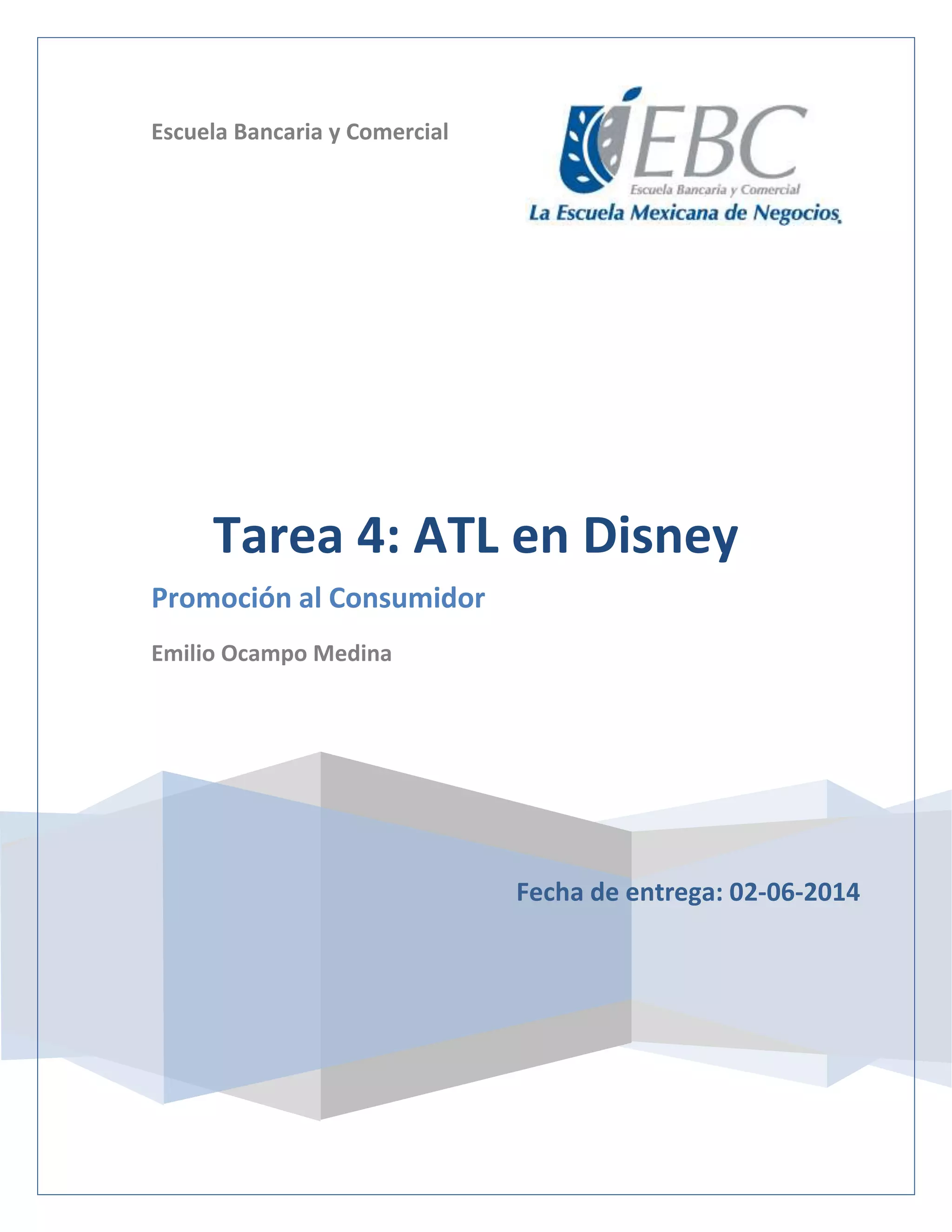 Tarea 4 Promoción al Consumidor | DOCX | Marketing and Advertising ...