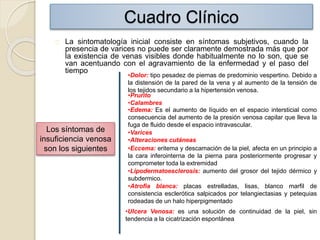 Tarea47 insuficiencia venosa | PPTX