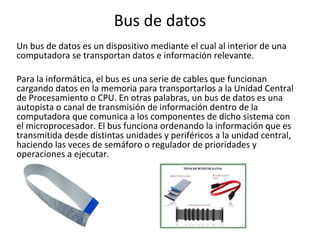 Periféricos de procesamiento de Datos (parte interna) | PPT