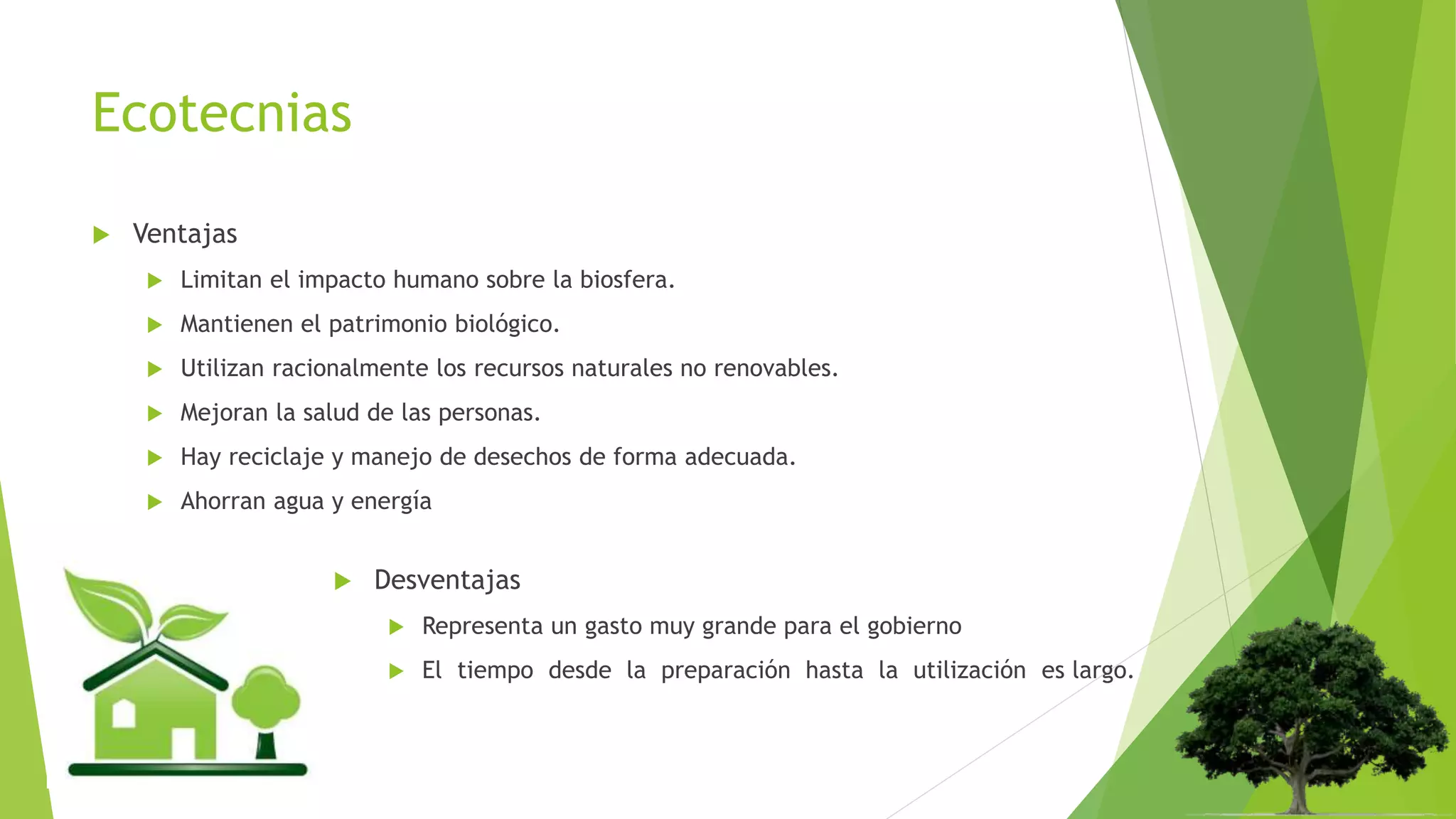 Ecotecnias: Arquitectura del futuro | PPTX