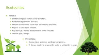 Ecotecnias: Arquitectura del futuro | PPT