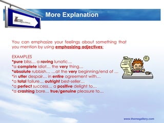 Adjectives ESL | PPT