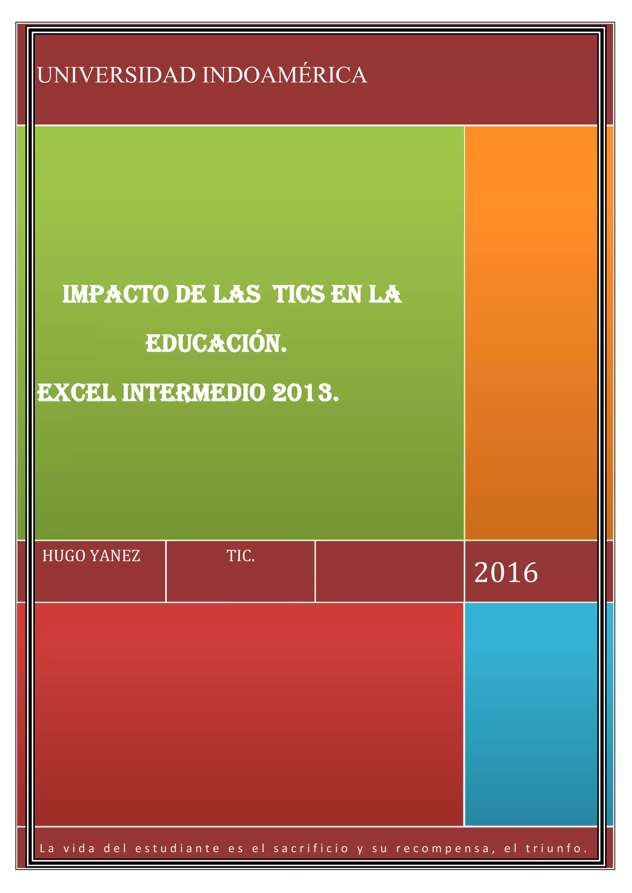 Impacto De Tic En La Educación Pdf