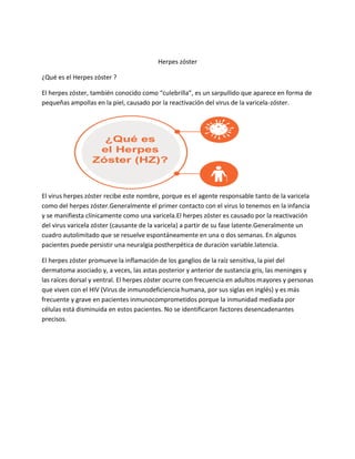 Herpes caso clínico patógenos y caracteristicas | PDF