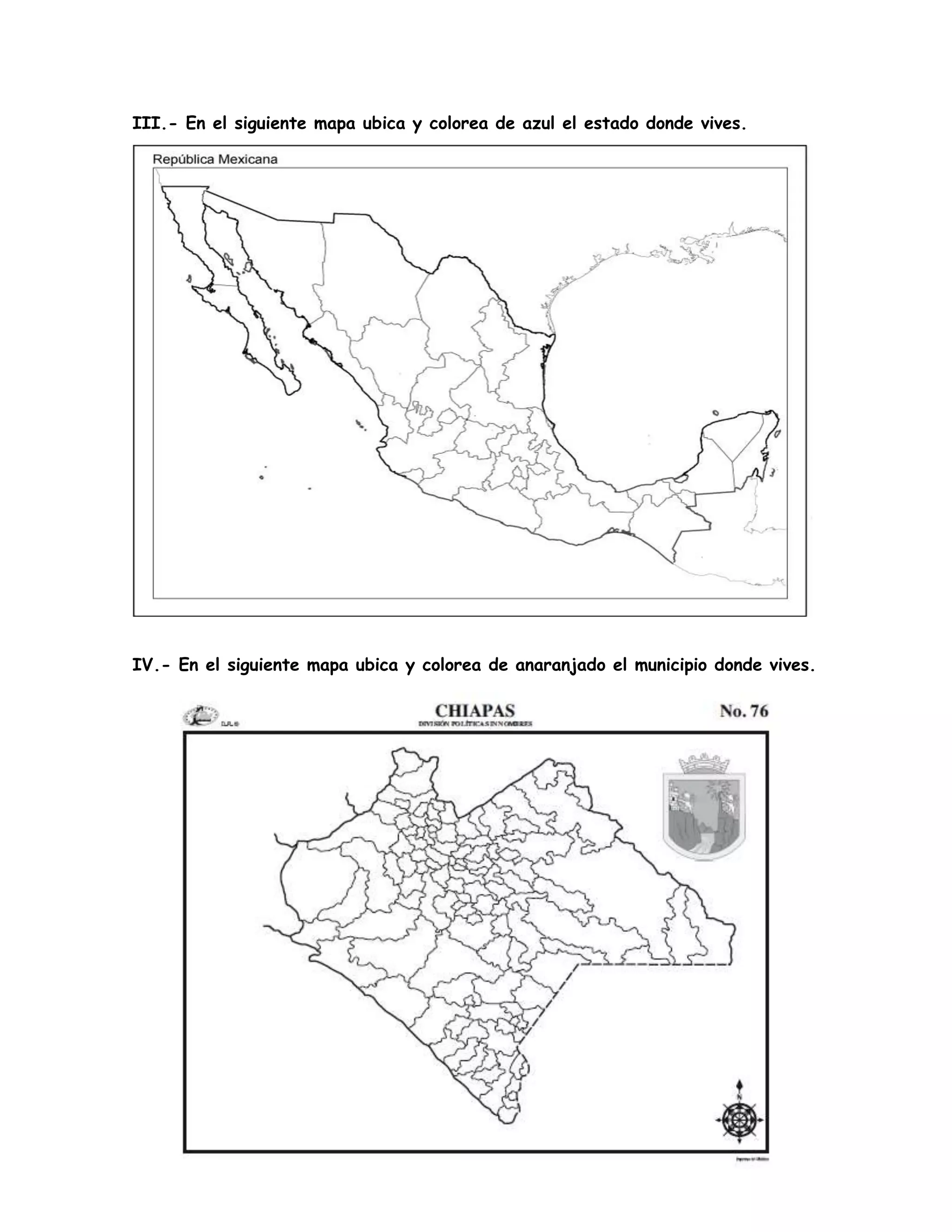 TAREA UBICAR LUGARES EN UN MAPA.docx | Maps & Navigation