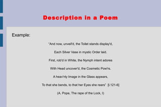 Descriptive text (structure and examples) | PPT