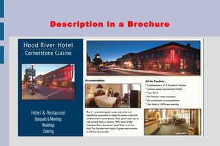 Descriptive text (structure and examples) | PPT