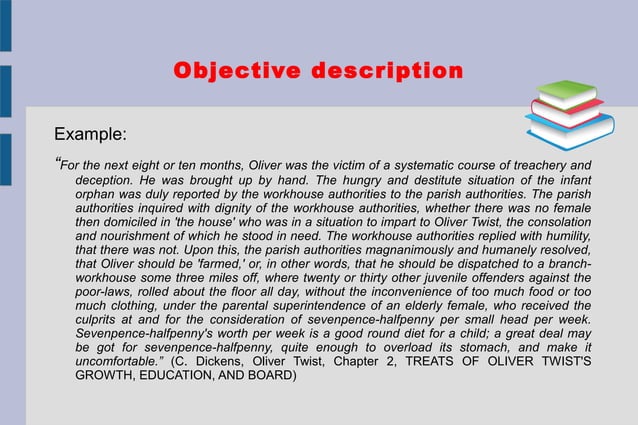 Descriptive text (structure and examples) | PPT