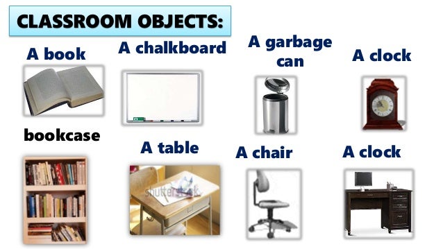 IDENTIFYING CLASSROOM OBJECTS