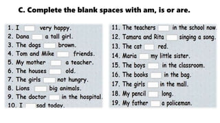 VERB TO BE | PPTX