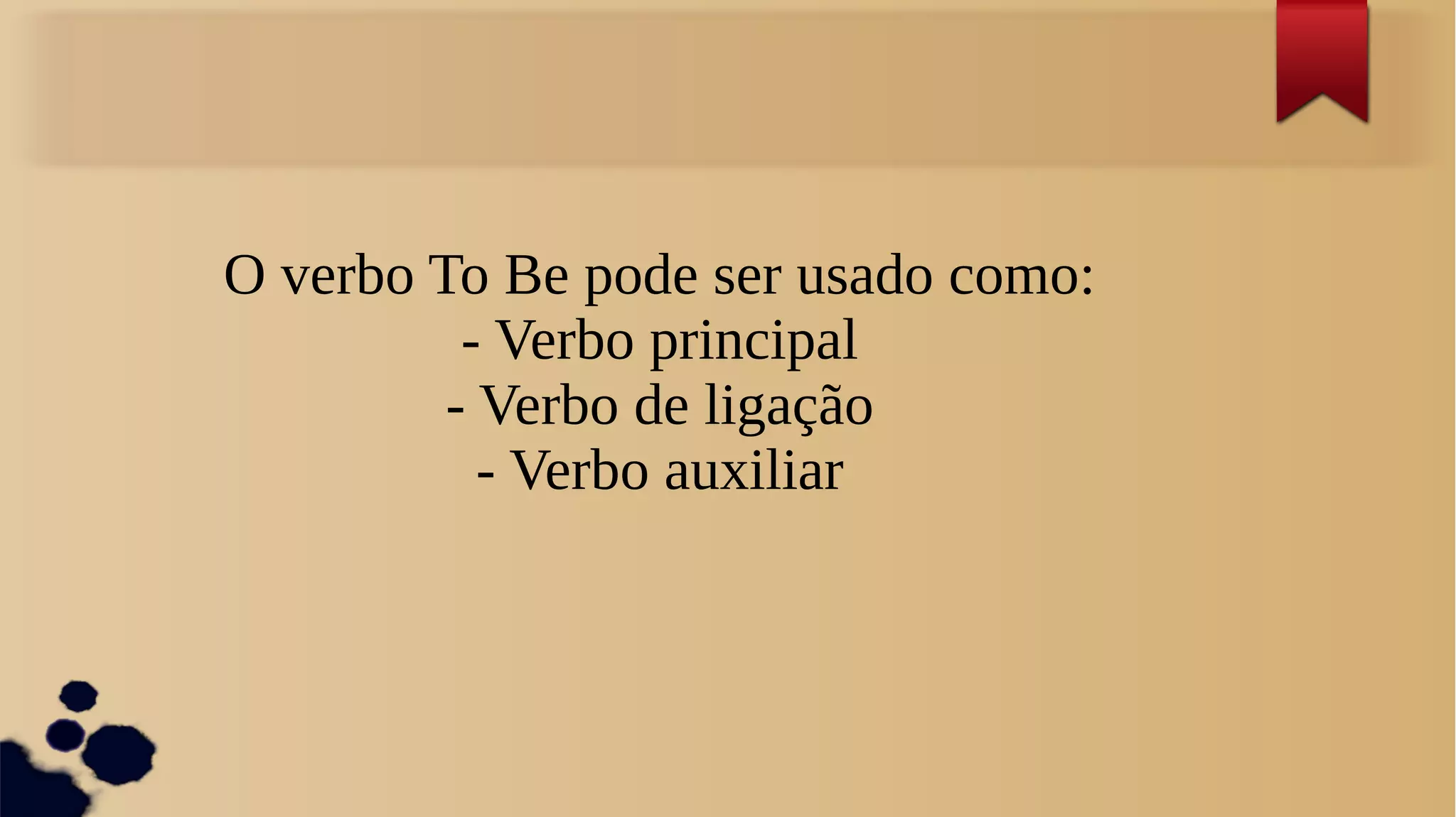 Entendendo o Verbo To Be | ODP