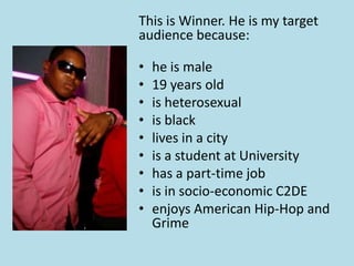 Taregt audience | PPTX | Urban AC Music | Adult Contemporary Music