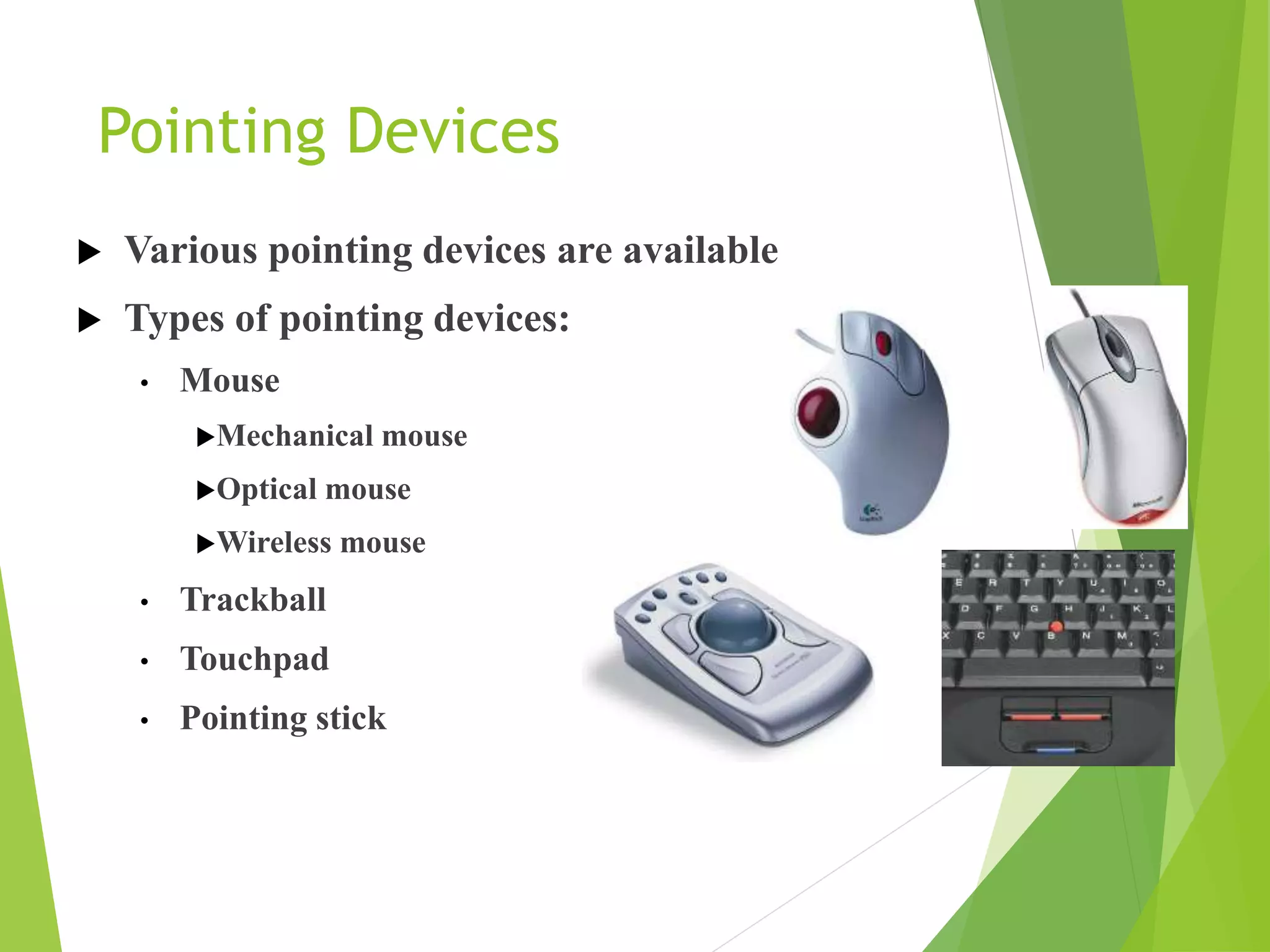 INPUT AND OUTPUT DEVICES | PPTX