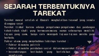 Tarekat; Pengertian dan sejarah perkembangannya ...