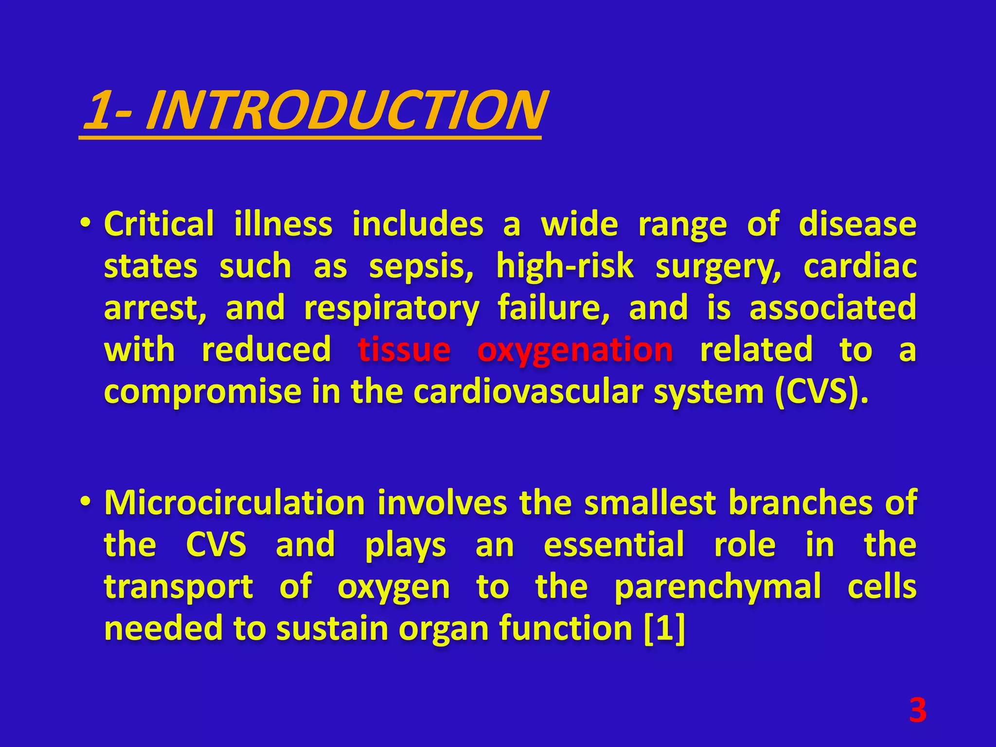 MICROCIRCULATION IN ICU | PDF