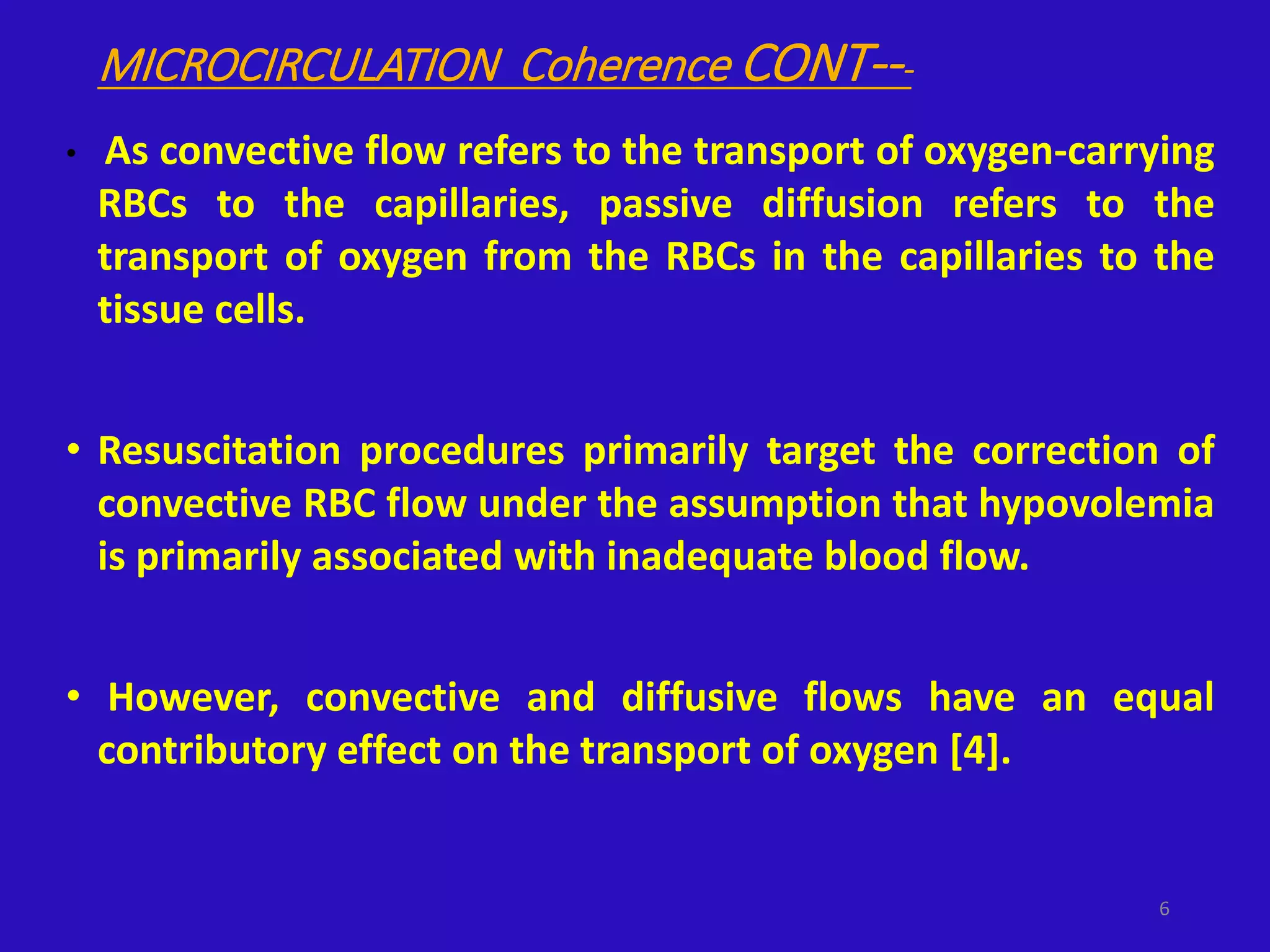MICROCIRCULATION IN ICU | PDF