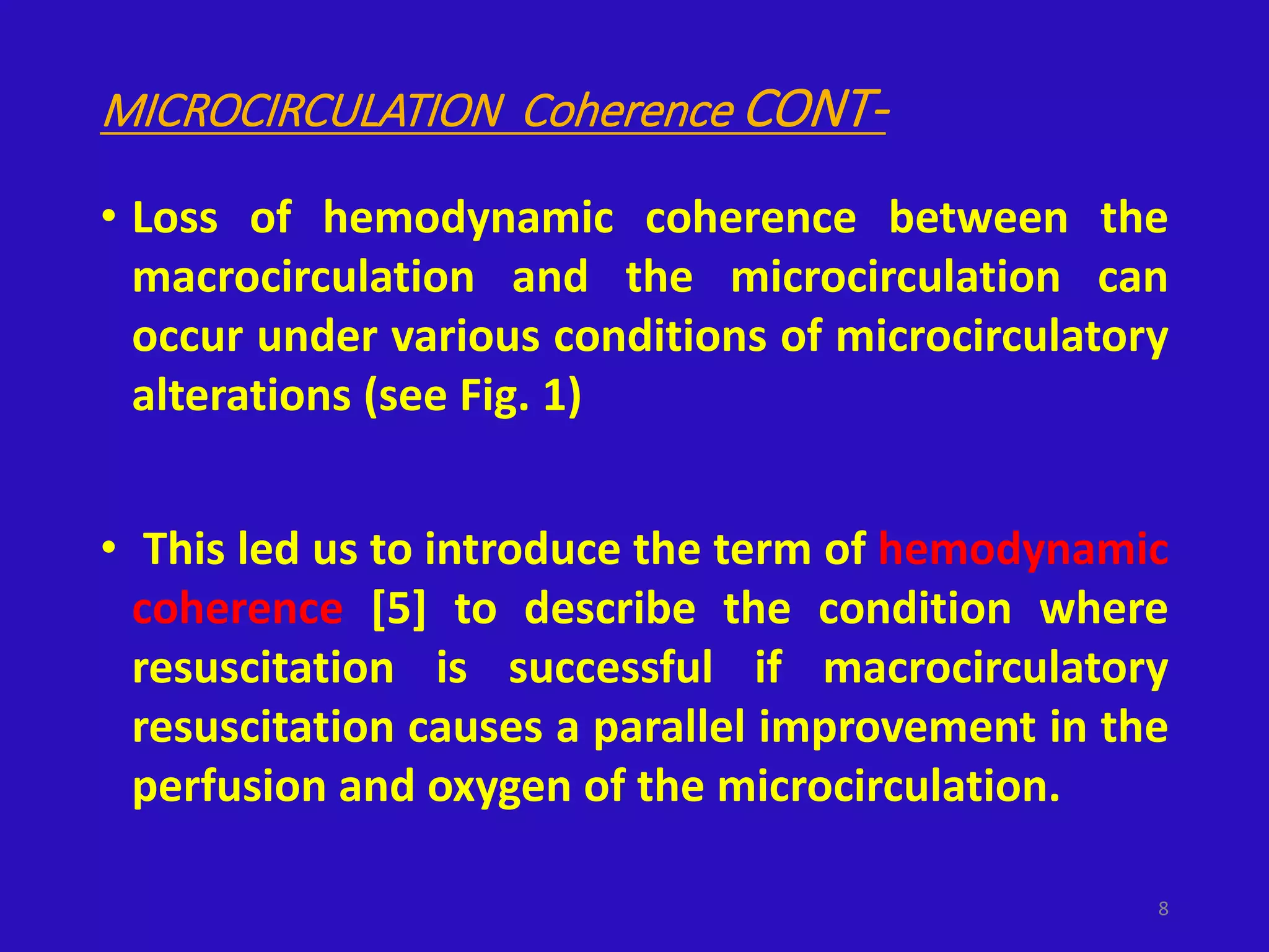 MICROCIRCULATION IN ICU | PDF