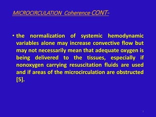 MICROCIRCULATION IN ICU | PDF