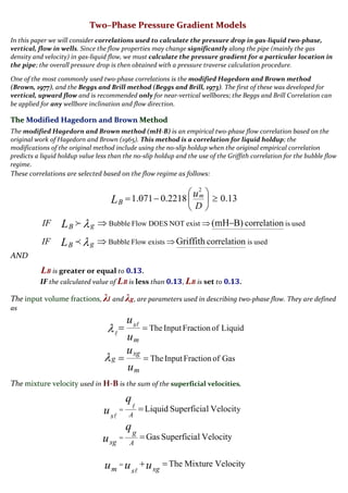 Theories of Multiphase Flow in Wells | PDF