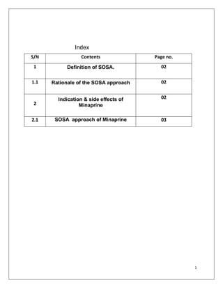 SOSA approach of minaprine drug | PDF
