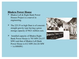TARESH TECH SEM PPT (1).pptx Bhakra Nangal dam | PPTX