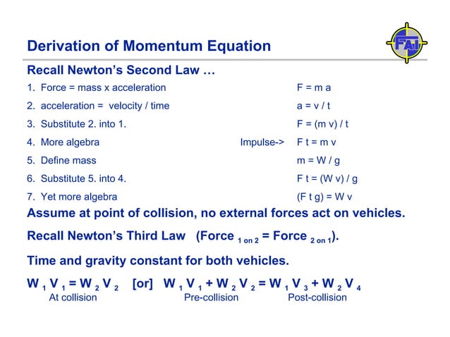 E - Traffic Accident Reconstruction Fundamentals | PPT | Physics | Science