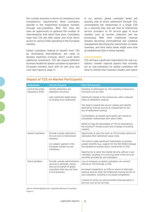 TARGET-2 Securities Platform: Implications for the Post-Trade Arena | PDF