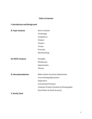 Target Supply Chain Operations