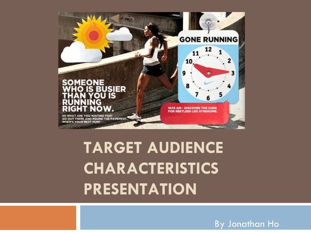 Target Audience Characteristics | PPT