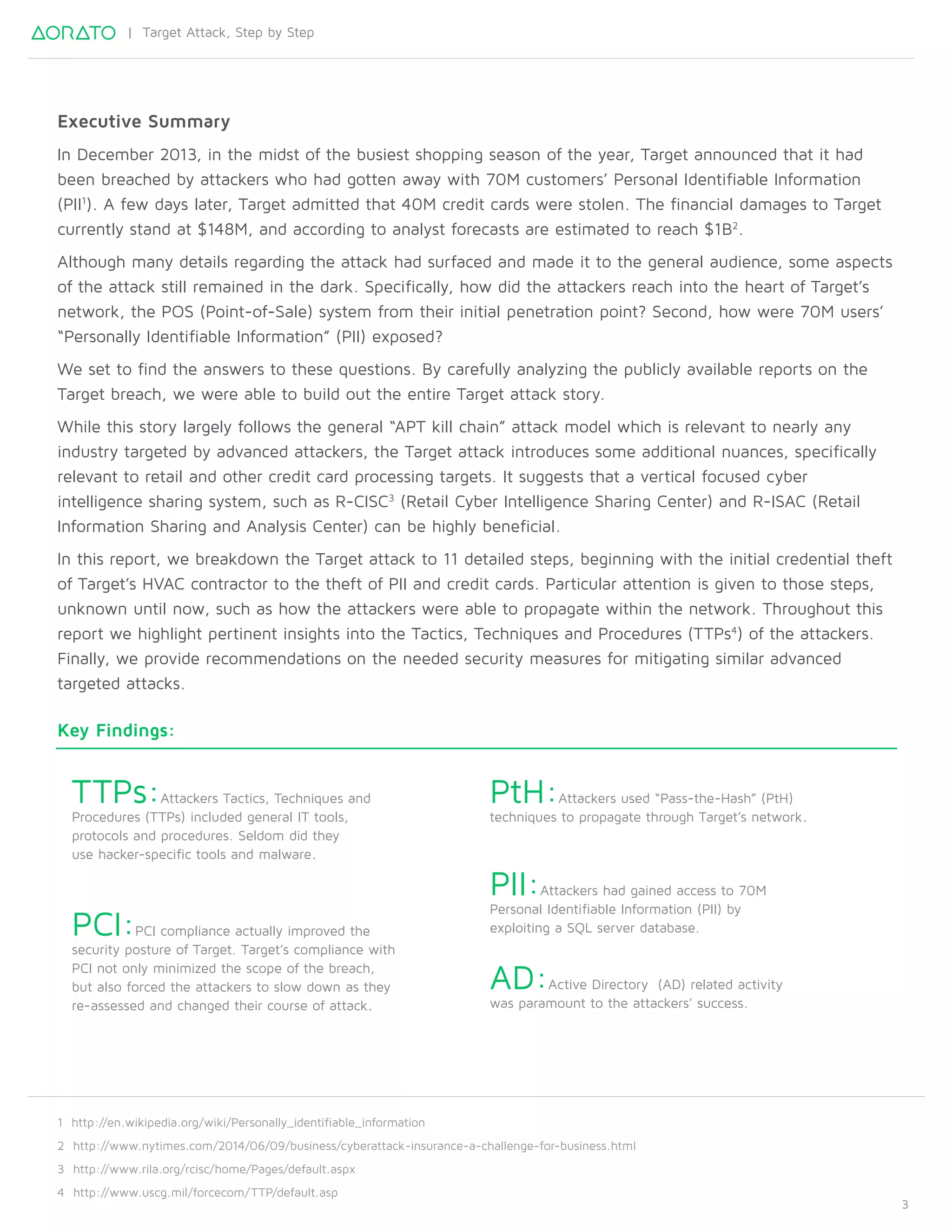 Target Breach Analysis | PDF