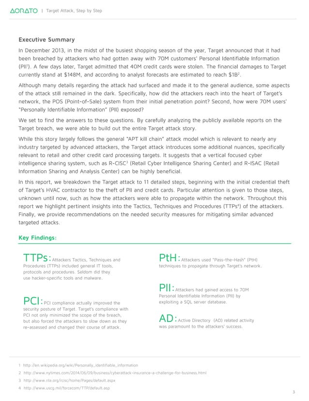 Target Breach Analysis | PDF