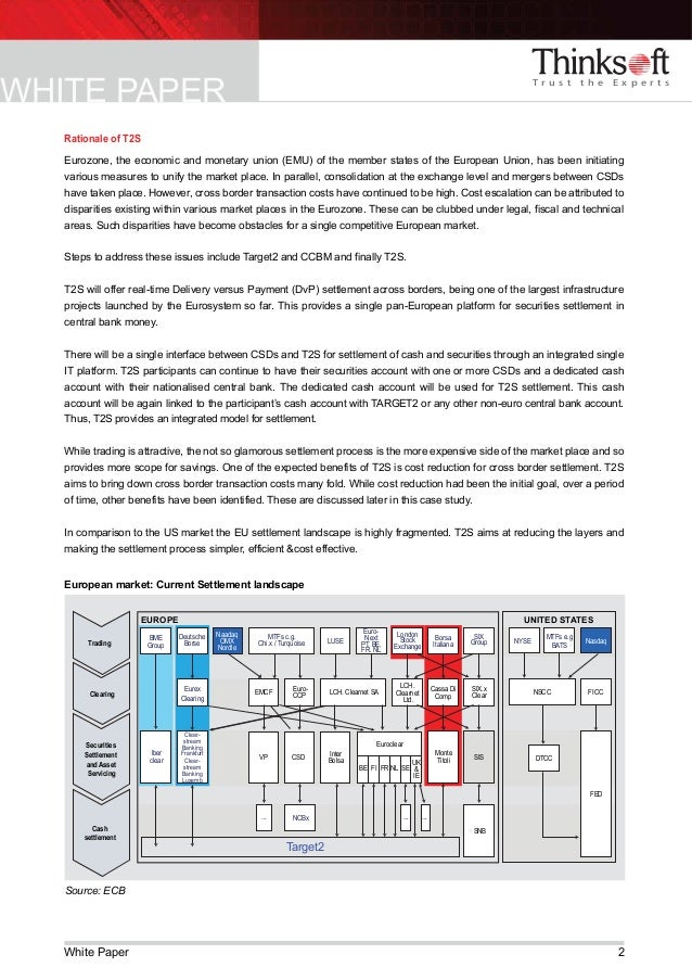 Migration to Target 2 Securities (T2S) Platform